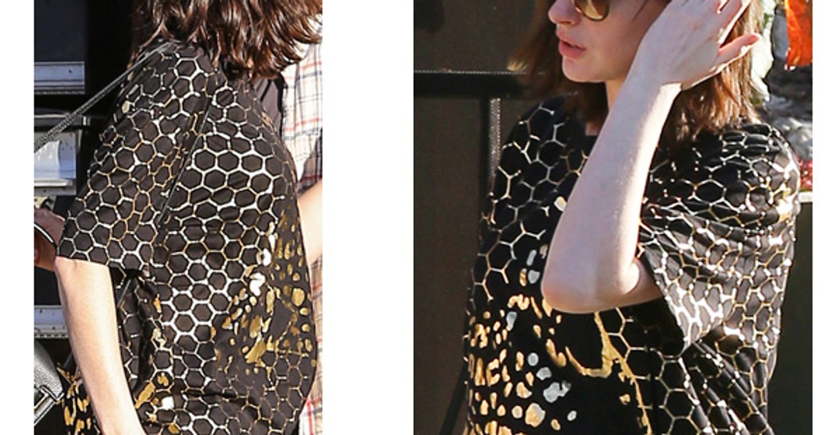 Látod? Bizony kerekedik Anne Hathaway pocakja! - Glamour