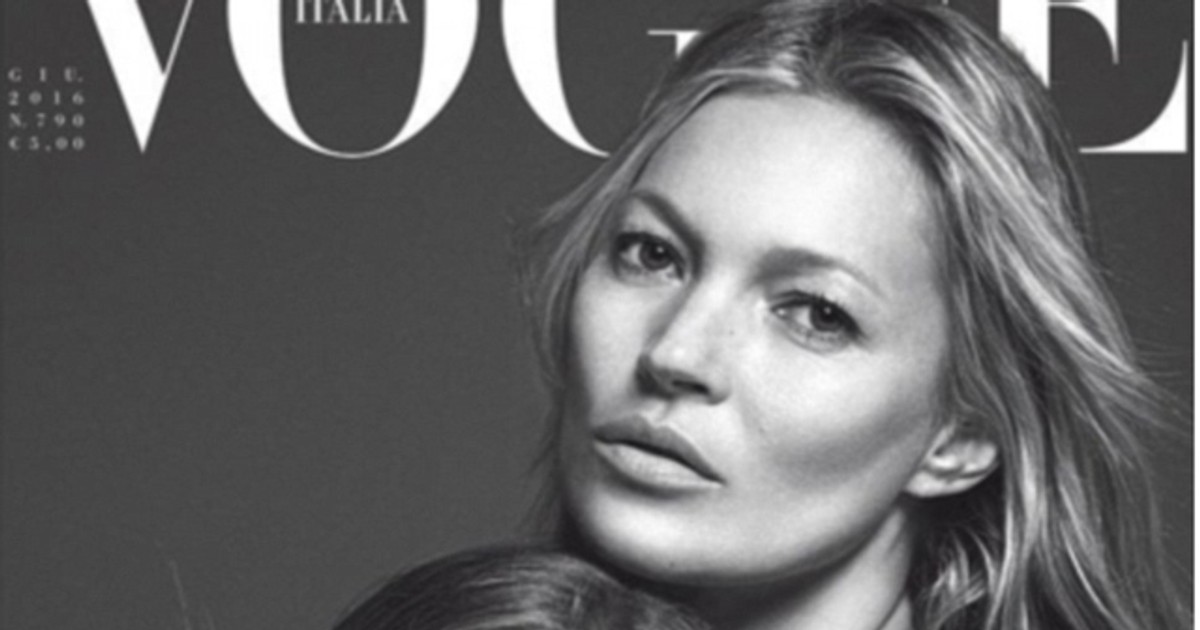 Kate Moss kislányával szerepel a Vogue gyönyörű címlapján - Glamour
